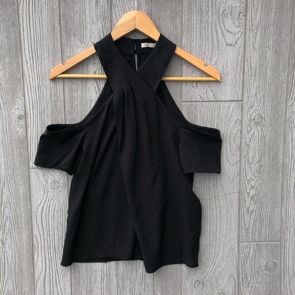 RACHEL Rachel Roy | Tops | Rachel Rachel Roy Cold Shoulder Halter Top ...